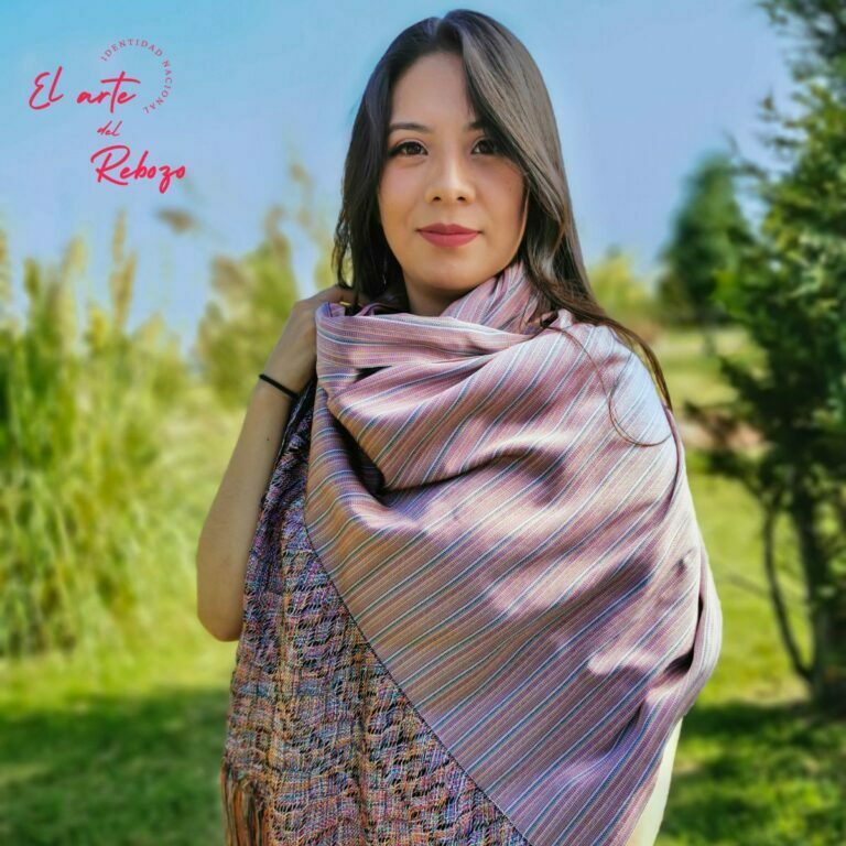 ¿Cómo se usa un rebozo? - El Arte del Rebozo